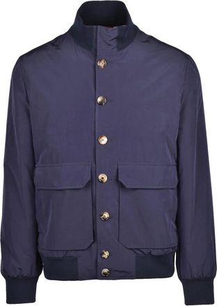 Brunello Cucinelli Homme, Vestes, Bleu, Taille: 2XL Giubbotto