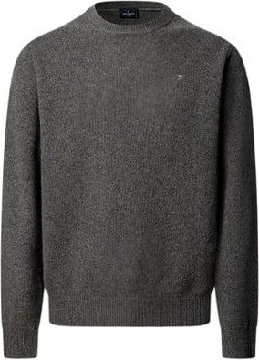 Hackett Pull droit &agrave; col rond en laine