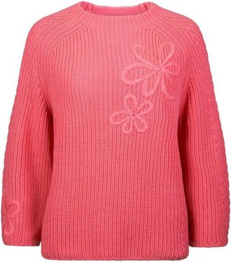 bianca Strickpullover REMIS in Patentstrick mit coolem Stickmotiv