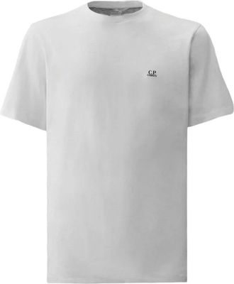 C.P. Company C.p. Company, Homme, Tops, Blanc, Taille: L T-Shirt Back Goggle en jersey 30/1