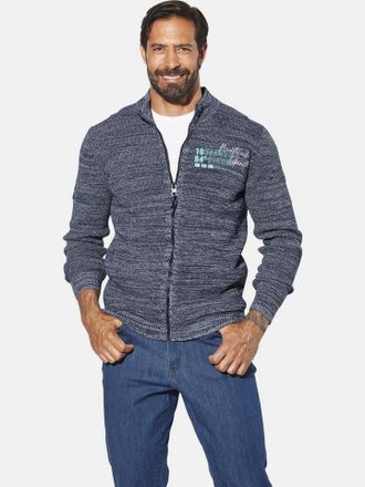 Jan Vanderstorm Cardigan AKSELLUND mit gro&szlig;em Brust-Print