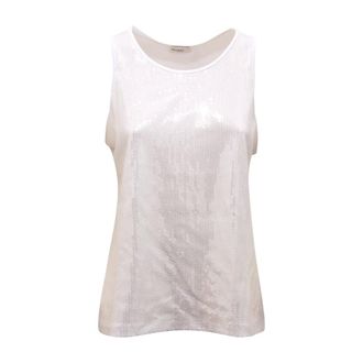 Marella Femme, Tops, Blanc, Taille: 42 FR Terzo Tank Top