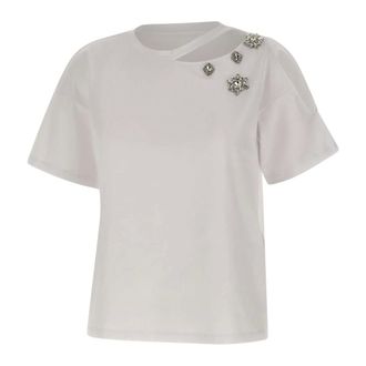 Liu Jo Femme, Tops, Blanc, Taille: 44 FR Liu Jo T-shirts et Polos Blanc