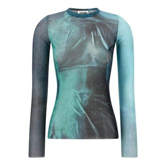 Jean Paul Gaultier Femme, Tops, Multicolore, Taille: 38 FR The Water Top