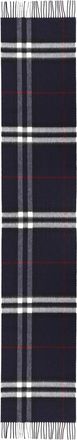 Burberry Check Cashmere Scarf - Black