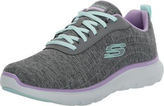 Skechers Femme Flex Appeal 5.0 Basket, Gymt Grey Multi, 41 EU Large