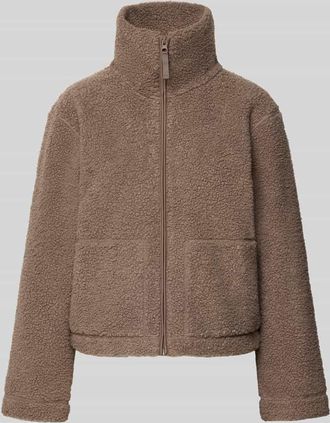 Only Teddyjacke mit hohem Stehkragen