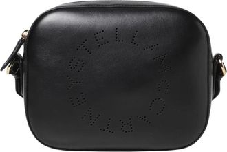 Stella McCartney Femme, Sacs, Noir, Taille: ONE Size Sac bandouli&egrave;re pour appareil photo avec bandouli&egrave;re ajustable et fermeture &eacute;clair