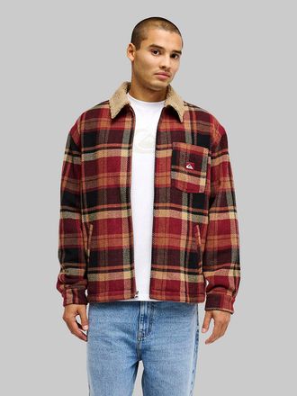 Quiksilver DNA Sherpa Harrington Jacke surf sherpa oxblood