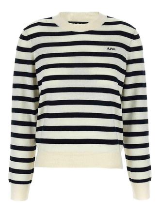 A.P.C. A. P.C. Pull Col Rond - Bleu