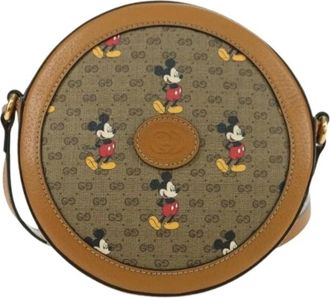Gucci Sac bandouli&egrave;re en cuir Pre-owned - Femme - Pre-owned - Beige - Taille: ONE Size