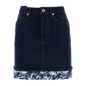 Burberry Denim Minirock - - Skirts - Damen - Blau - 3XS