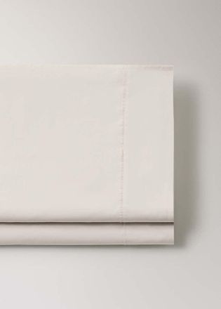 Mango Drap plat percale de coton 300 fils lit 135/140 cm ivoire - Home - Lit 135/140 cm - MANGO HOME