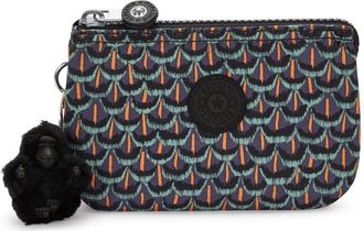 Kipling CREATIVITY S Kleine Geldbörse, Beutel, Etuis, Geo Feather (Schwarz)