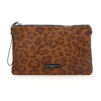 Gianni Chiarini Femme, Accessoires, Brun, Taille: ONE Size Hermy Pochette en cuir fa&ccedil;on poulain imprim&eacute;