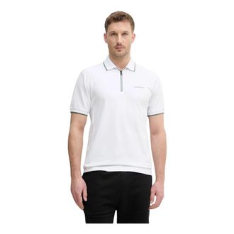 Hackett Klassisches Kurzarm-Poloshirt mit City-Rei&szlig;verschluss - - Tops - Herren - Wei&szlig; - L