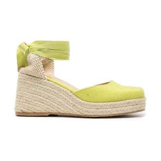 Castaner Tina Raffia Wedge Espadrilles - - Shoes - Damen - Gelb - 40 EU