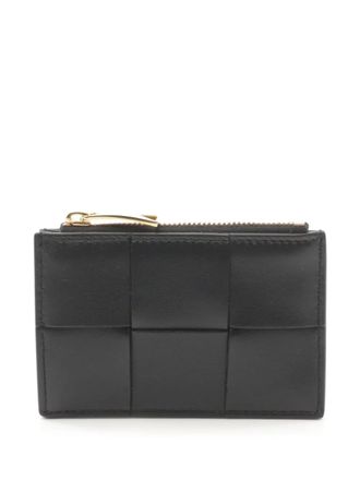 Bottega Veneta portefeuille Maxi Intrecciato (2020) - Noir