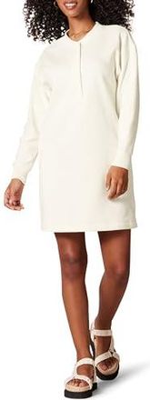 Amazon Essentials Robe-Pull Henley en Maille (Disponible en Grandes Tailles) Femme, Coquille Doeuf, L