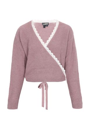 Dreimaster Dreimaster Strickjacke Frauen Vintage-Rose