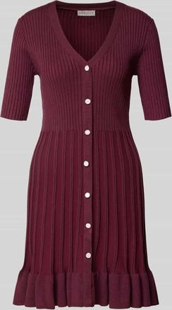 Apricot Knielanges Strickkleid mit Viskose-Anteil