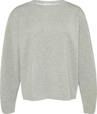 s.Oliver Scuba-Sweatshirt aus Modalmix mit Faltendetail