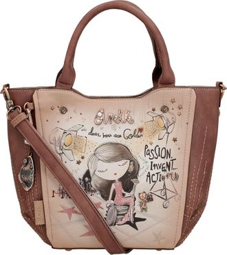 Anekke Hollywood Tote Bag With Shoulder Strap Multicolor