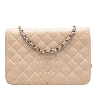 Chanel Sac bandouli&egrave;re Pre-owned - Femme - Pre-owned - Beige - Taille: ONE Size