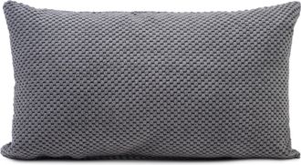 Gözze Kissen Sven, Dekokissen in genoppter Optik, Weiches Sofakissen mit Füllung, 100% Polyester, 30 x 50 cm - Anthrazit