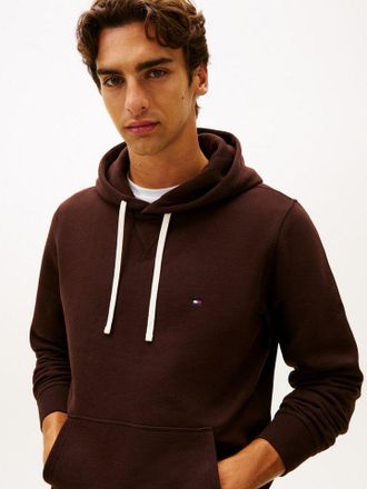 Tommy Hilfiger Hoodie ESS SEASONAL FLEECE HOODY mit Kapuze und K&auml;ngurutasche unifarben, casual, regular fit, Baumwollmix, Kapuze