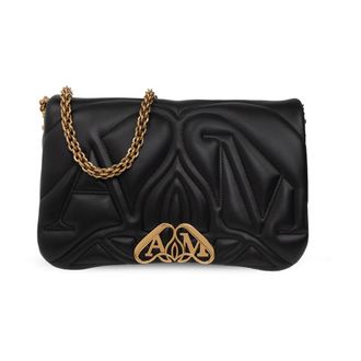 Alexander McQueen Seal Schultertasche - - Bags - Damen - Schwarzk - ONE SIZE