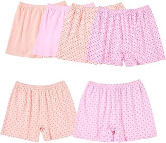 Generic Lot De 6 Culottes En Coton Sp&eacute;cialement Con&ccedil;ues Pour Les Femmes D&acirc;ge Moyen Et &Acirc;g&eacute;es Aux Formes G&eacute;n&eacute;reuses Culottes Taille Basse Pour Femmes D&acirc;ge Moyen