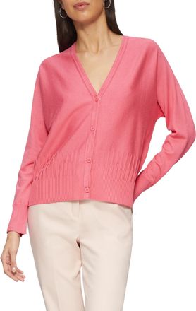 s.Oliver Strickjacke mit Strukturmuster am Saum