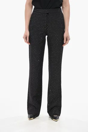 Andamane Hose Straight Fit mit Allover-Kristallen The Andamane