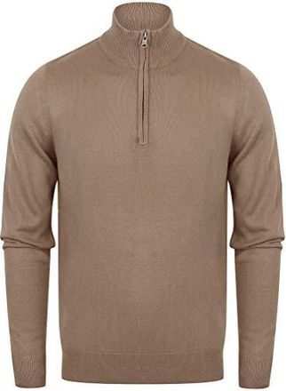Kensington Eastside Redwood 2 Funnel Neck Jumper in Taupe - Kensington Eastside-L