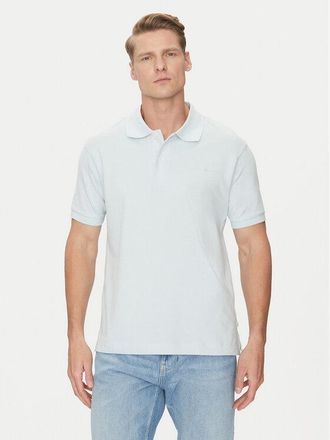 Guess Poloshirt M4BP29 KCJV1 Himmelblau Regular Fit
