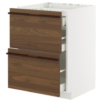 IKEA METOD / MAXIMERA Unterschr.f Kochf/2 Fronten/3 Sch