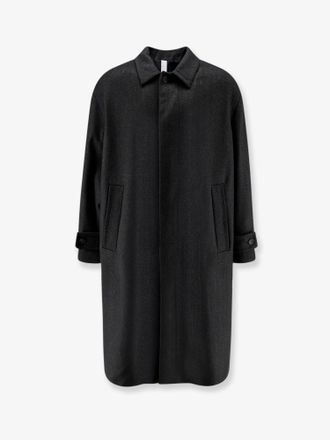 Hev&ograve; Baia del Monaco virgin wool blend coat - HEVO - gender_Man