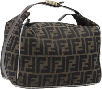 Fendi Sac &agrave; main Pre-owned en toile Zucca - Femme - Pre-owned - Brun - Taille: ONE Size