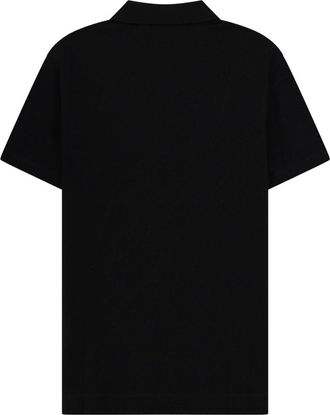 Versace Cotton Polo Shirt - Black