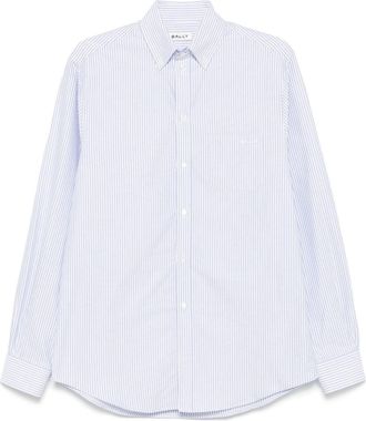 Bally Gestreiftes Hemd - Blau