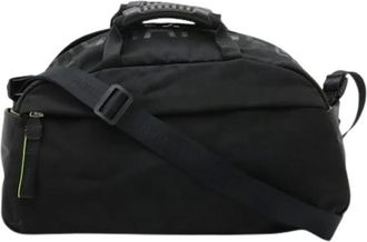 Chanel unisex, Pre-owned, Noir, Taille: ONE Size Sac Boston d&eacute;paule Vintage en nylon Pre-owned