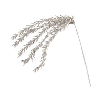 Generico Weihnachtsplektren für den Baum, Stielzweige mit Glitzer und Girlande, Weihnachtszweige, für den Innenbereich, Partys, Winter, Herbst, Regal, Außenber