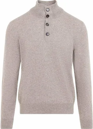 Brioni Pull Col Rond - Beige