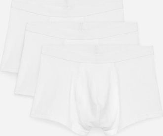 Arket Boxer Aus Jersey 3er-Set -Wei&szlig;