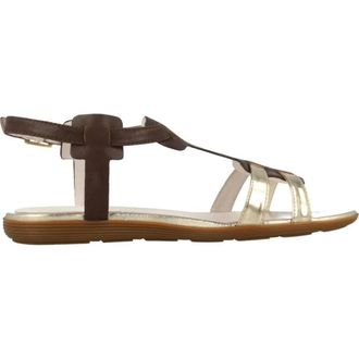 Stonefly Metallische Flache Sandalen - - Shoes - Damen - Beige - 36 EU