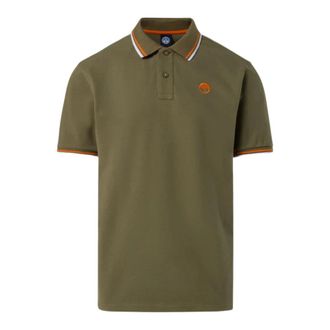 North Sails Polo maglia maglietta con logo e righe 692439 - - Tops - Herren - Gr&uuml;n - XL