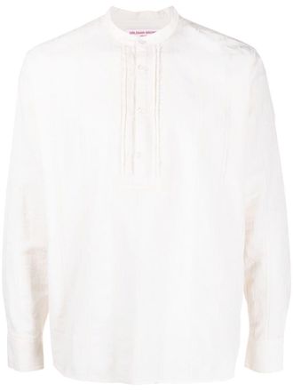 Orlebar Brown chemise Hemlock &agrave; rayures - Tons neutres