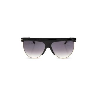 Victoria Beckham Sonnenbrille mit &uuml;bergro&szlig;em Rahmen - - Accessories - Damen - Schwarzk - ONE SIZE