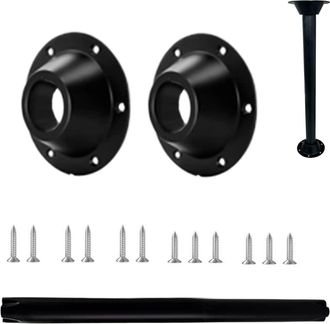 Generico Wohnmobil-Tischbeine - Aluminiumbasis für Campingtische | stabile Halterung für schnelle Installation | Inklusive verstellbarer Beine und Hardware für